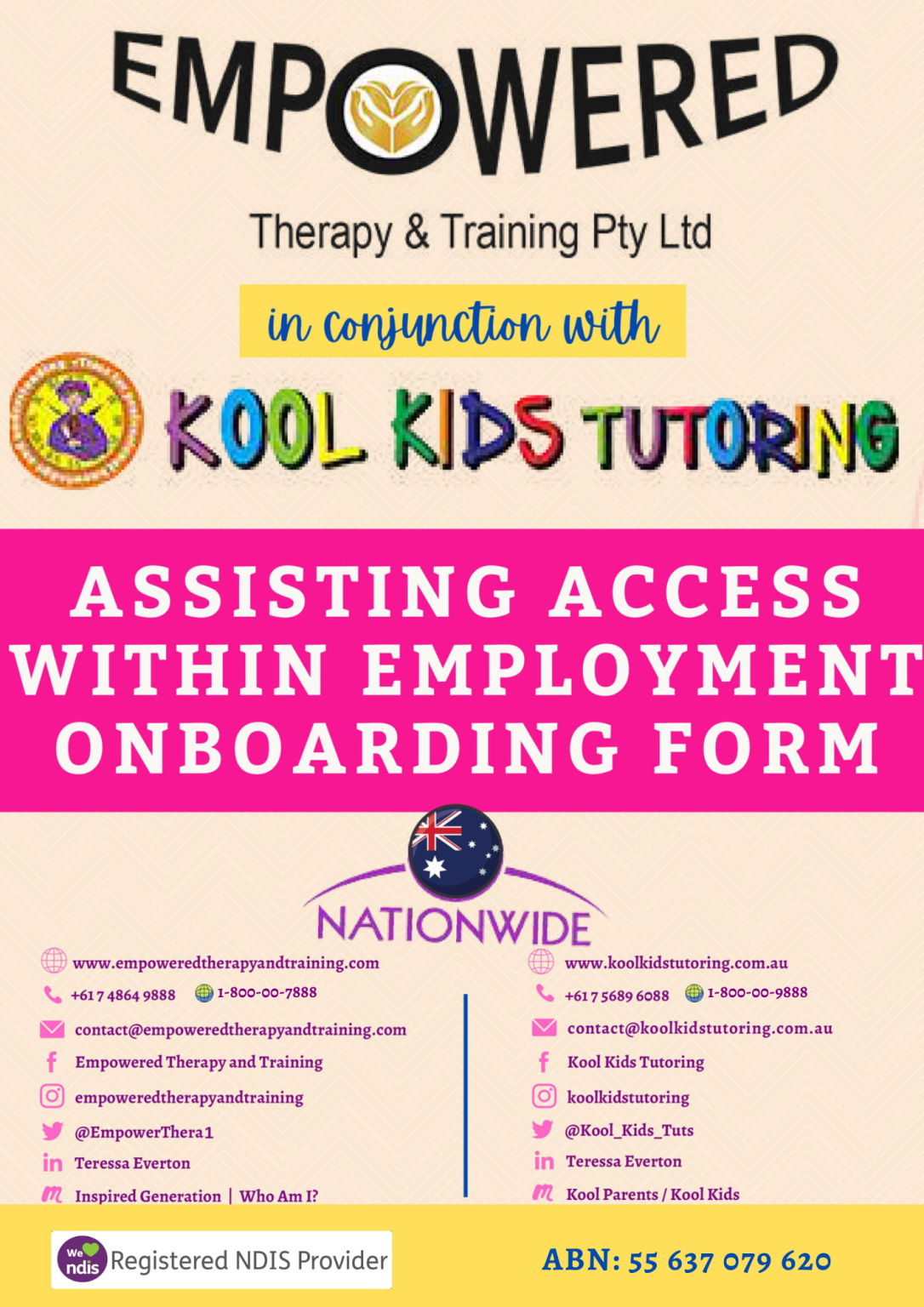Assisting Access to Maintain Employment | Empowered Therapy & Training